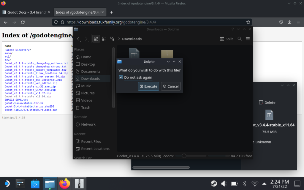 Godot Engine on the Steam Deck – Developing games on the go? – Go, Go, Godot!