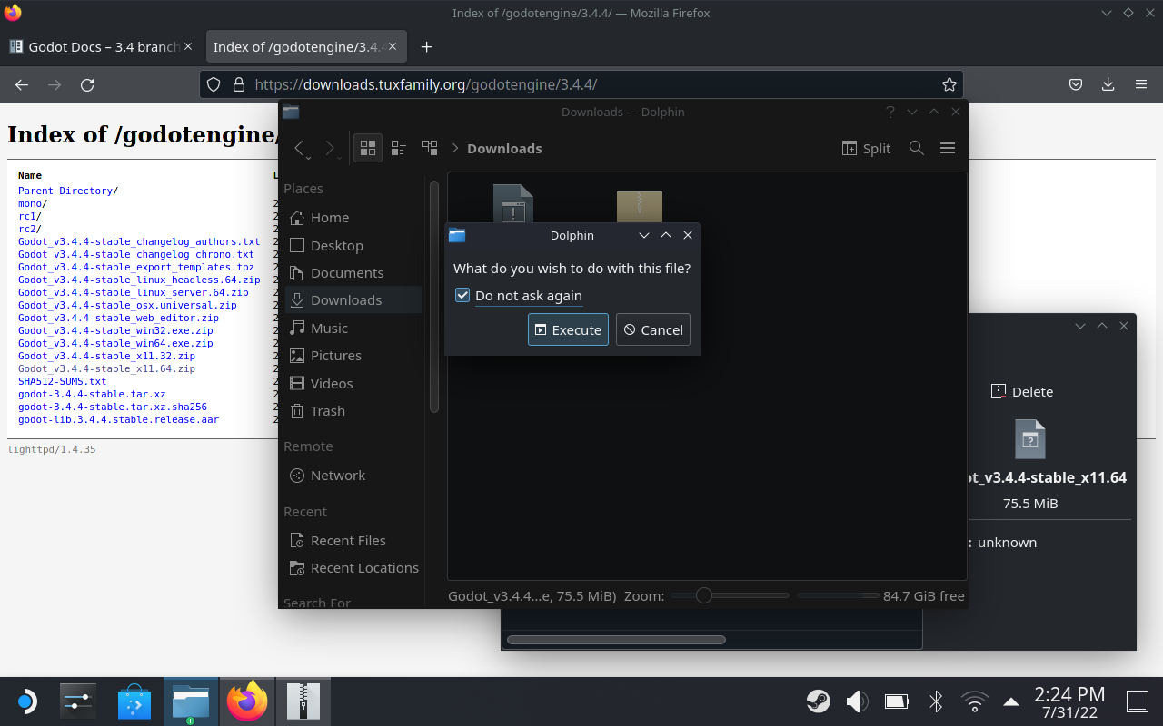 Godot Engine on the Steam Deck – Developing games on the go? – Go, Go, Godot!
